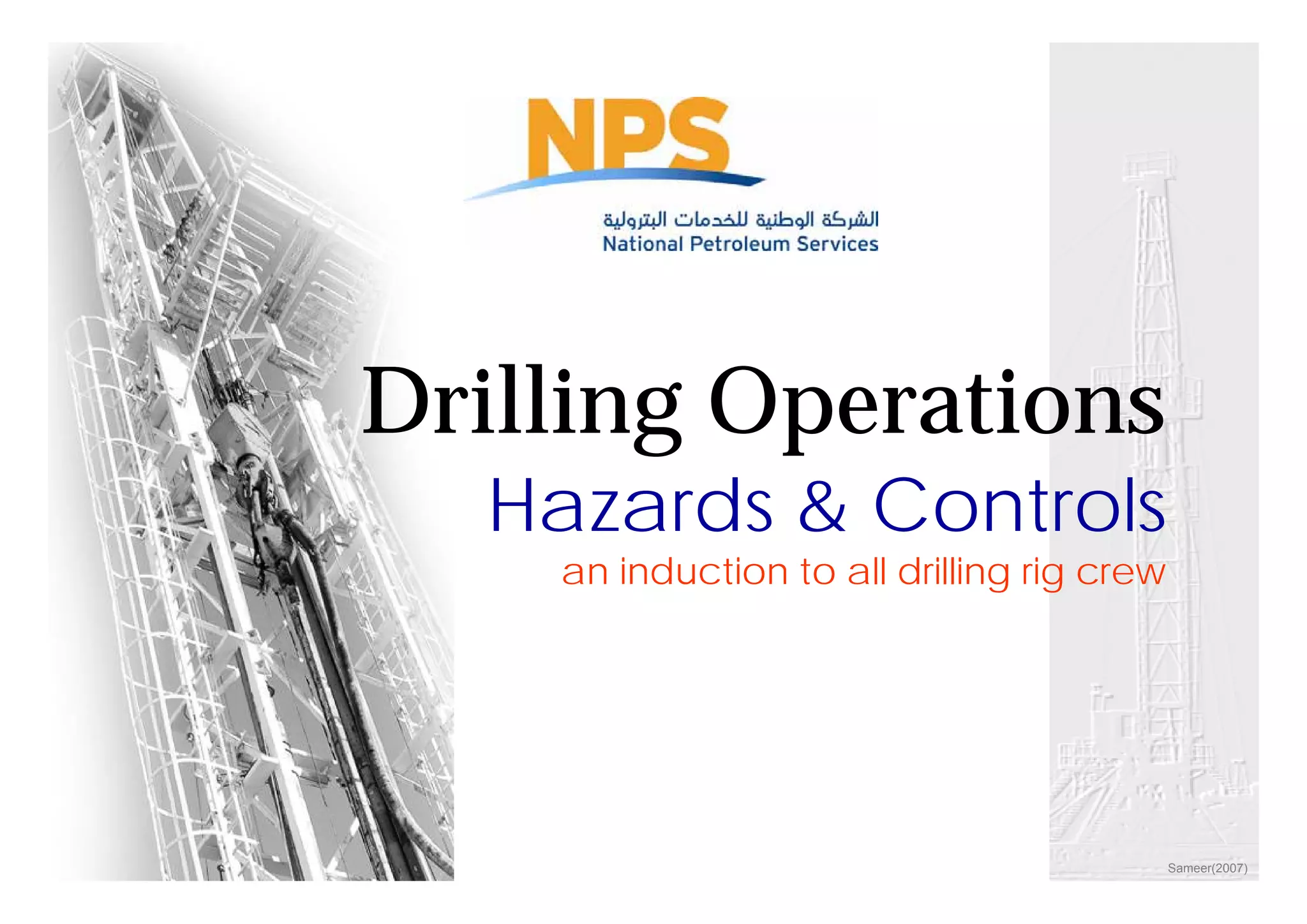 Drilling Operations hazards.pdf | First Aid | Injuries