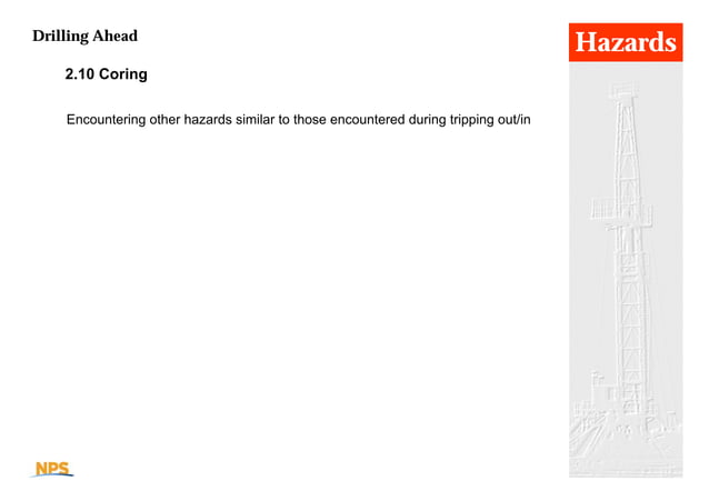Drilling Operations hazards.pdf | First Aid | Injuries