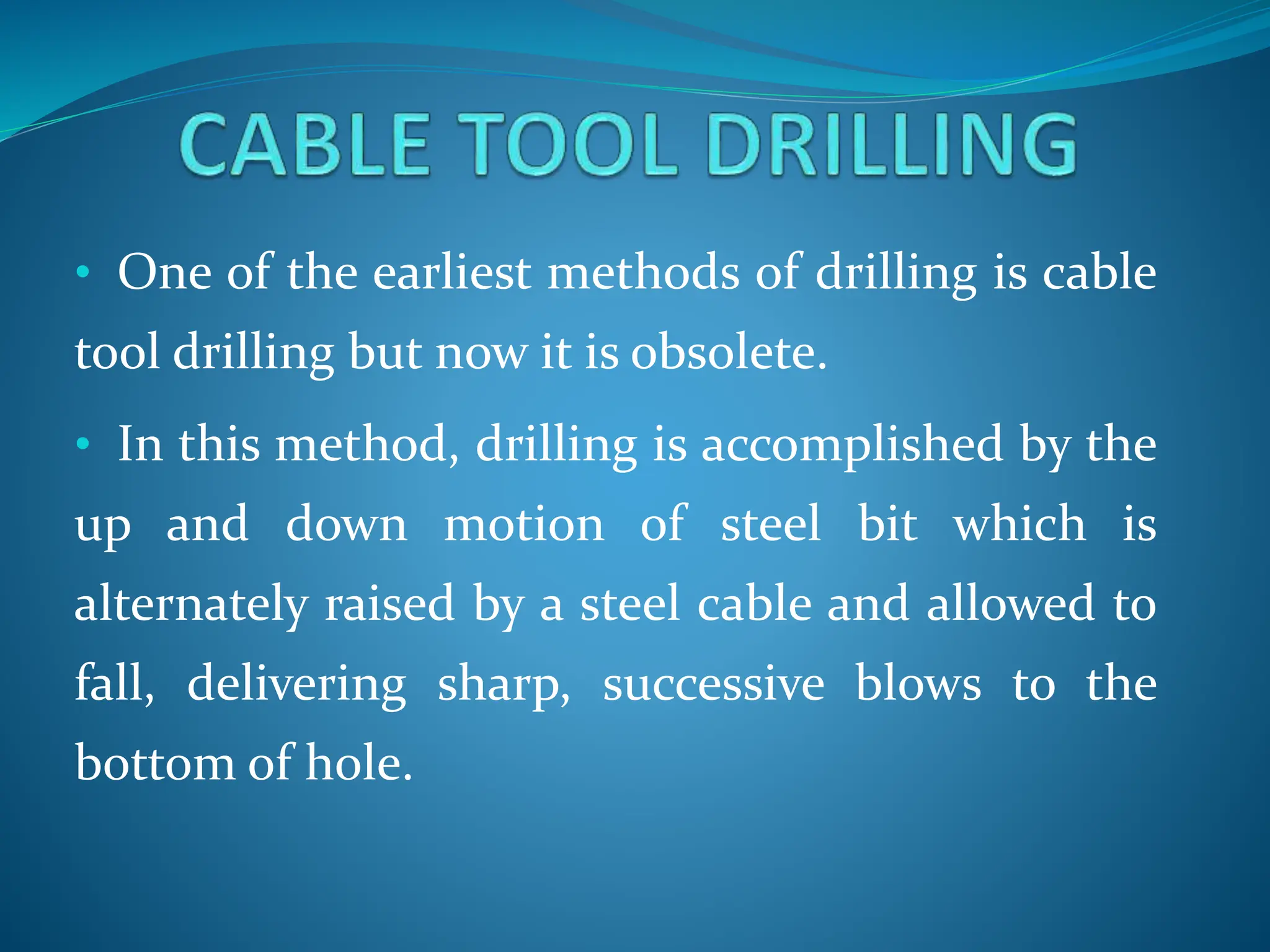 DRILLING PRESENTATION and their major types | PPTX
