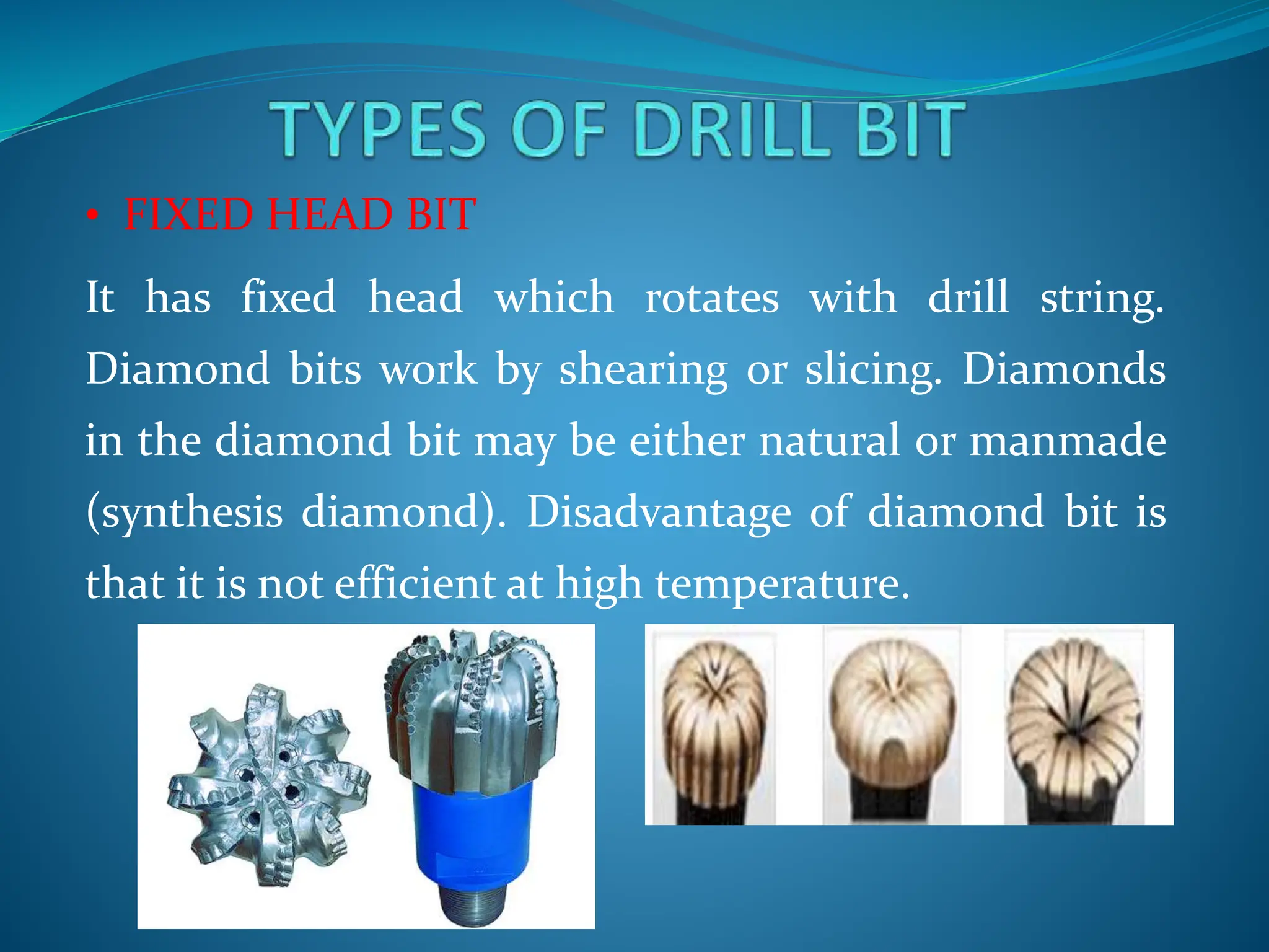 DRILLING PRESENTATION and their major types | PPTX