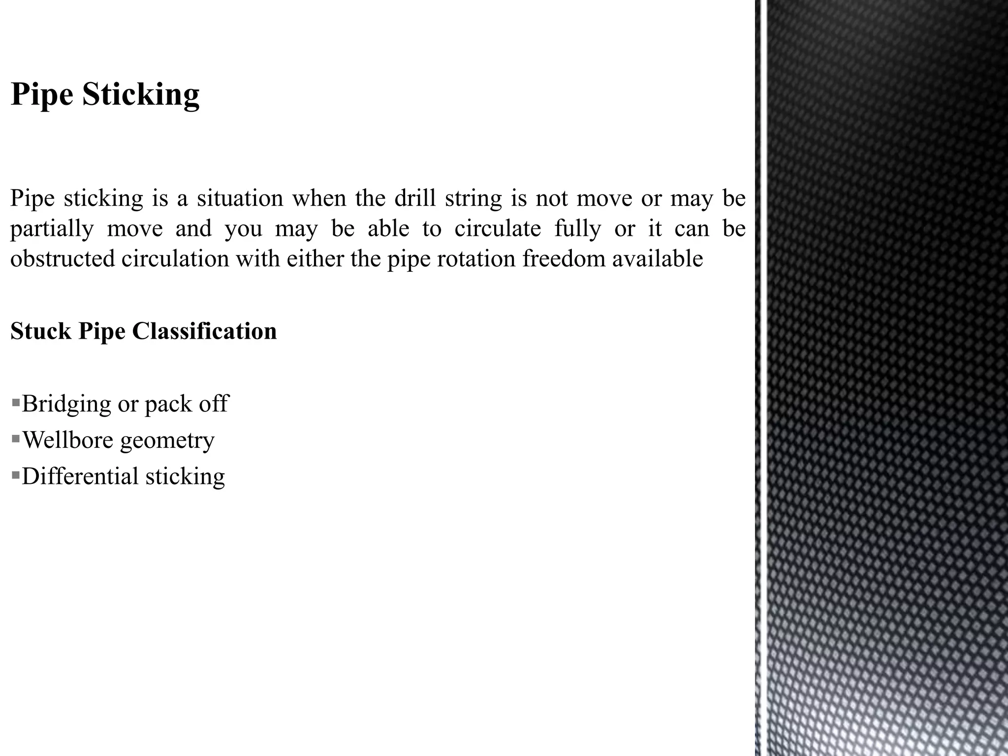 Drilling problems and optimization | PPTX