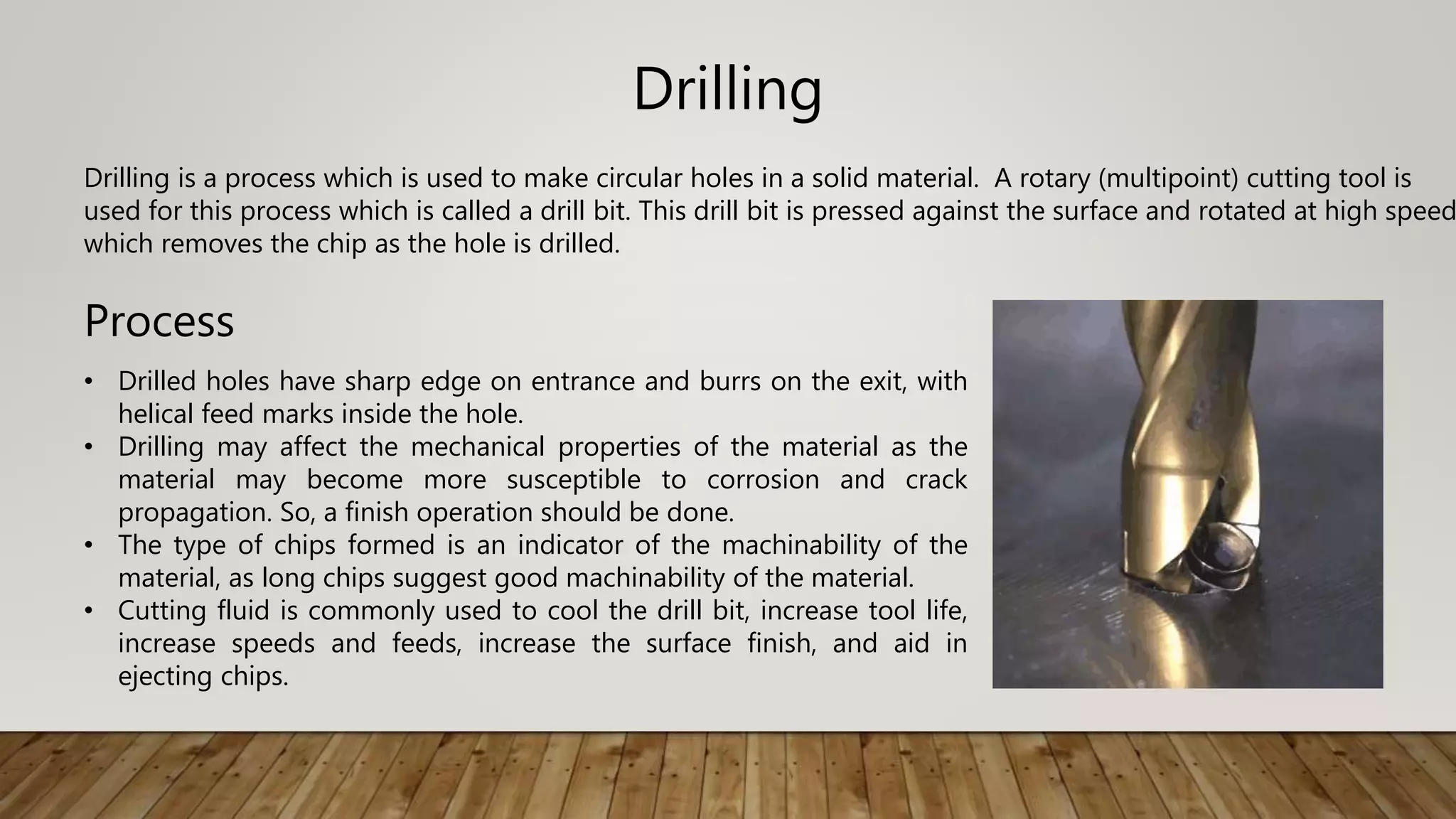 Drilling process | PPTX