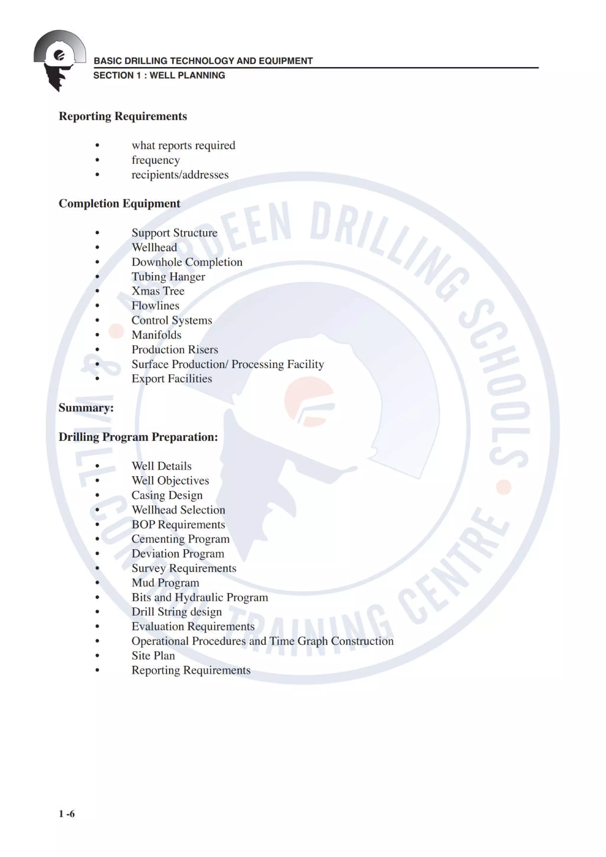 Drilling program | PDF