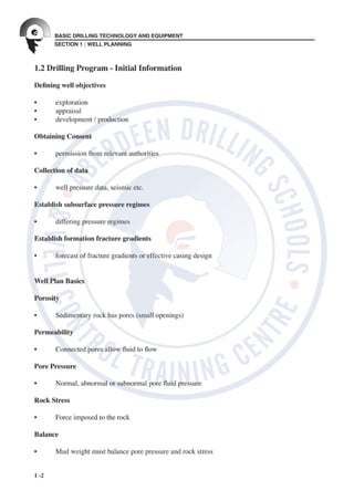 Drilling program | PDF