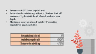 Drilling Subsea Calculation | PPTX