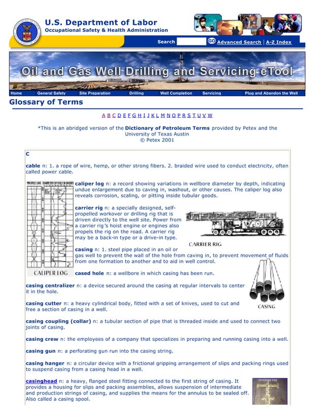 Drilling Rig Components ( Illustrated Glossary ) | PDF