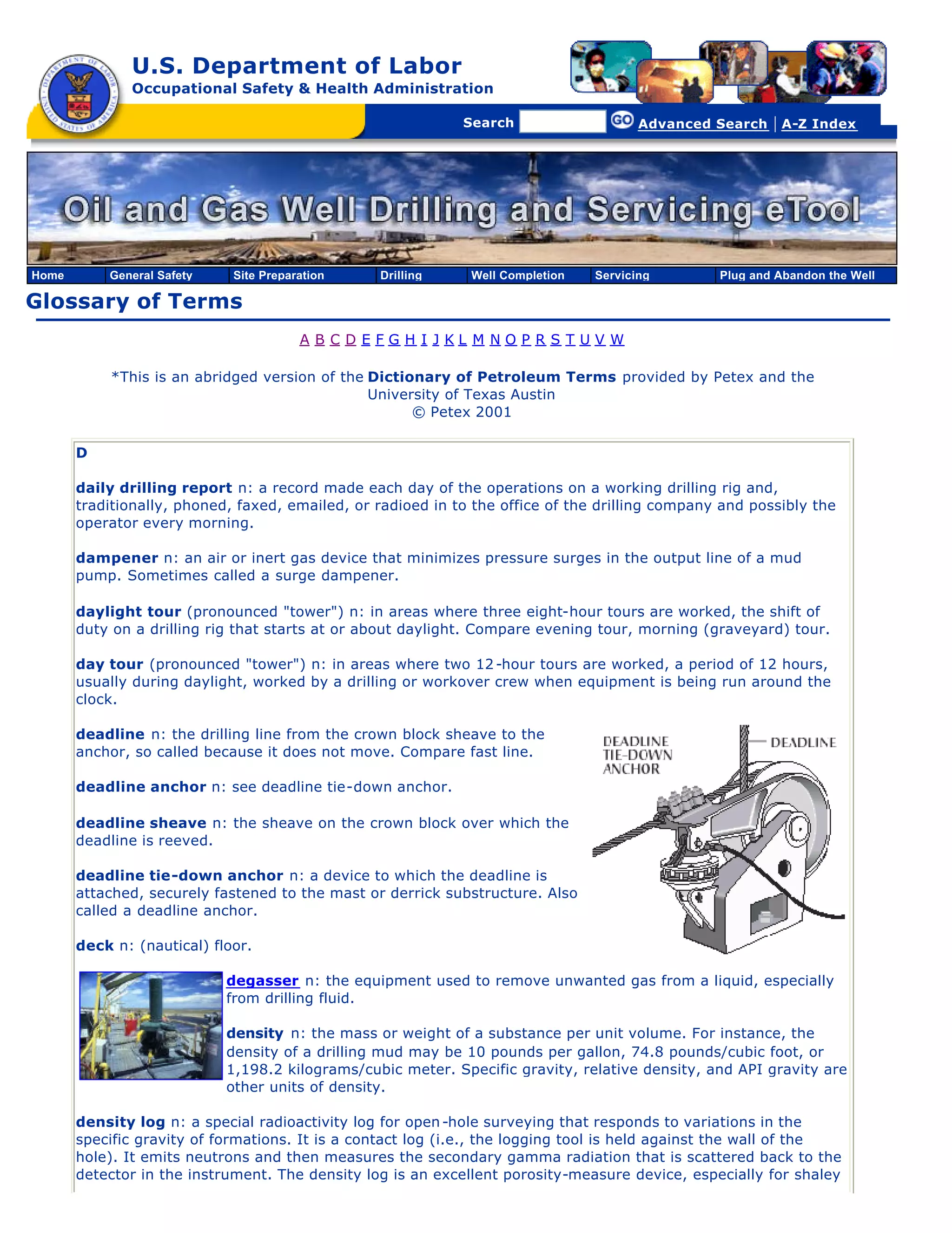 Drilling rig components ( illustrated glossary ) | PDF