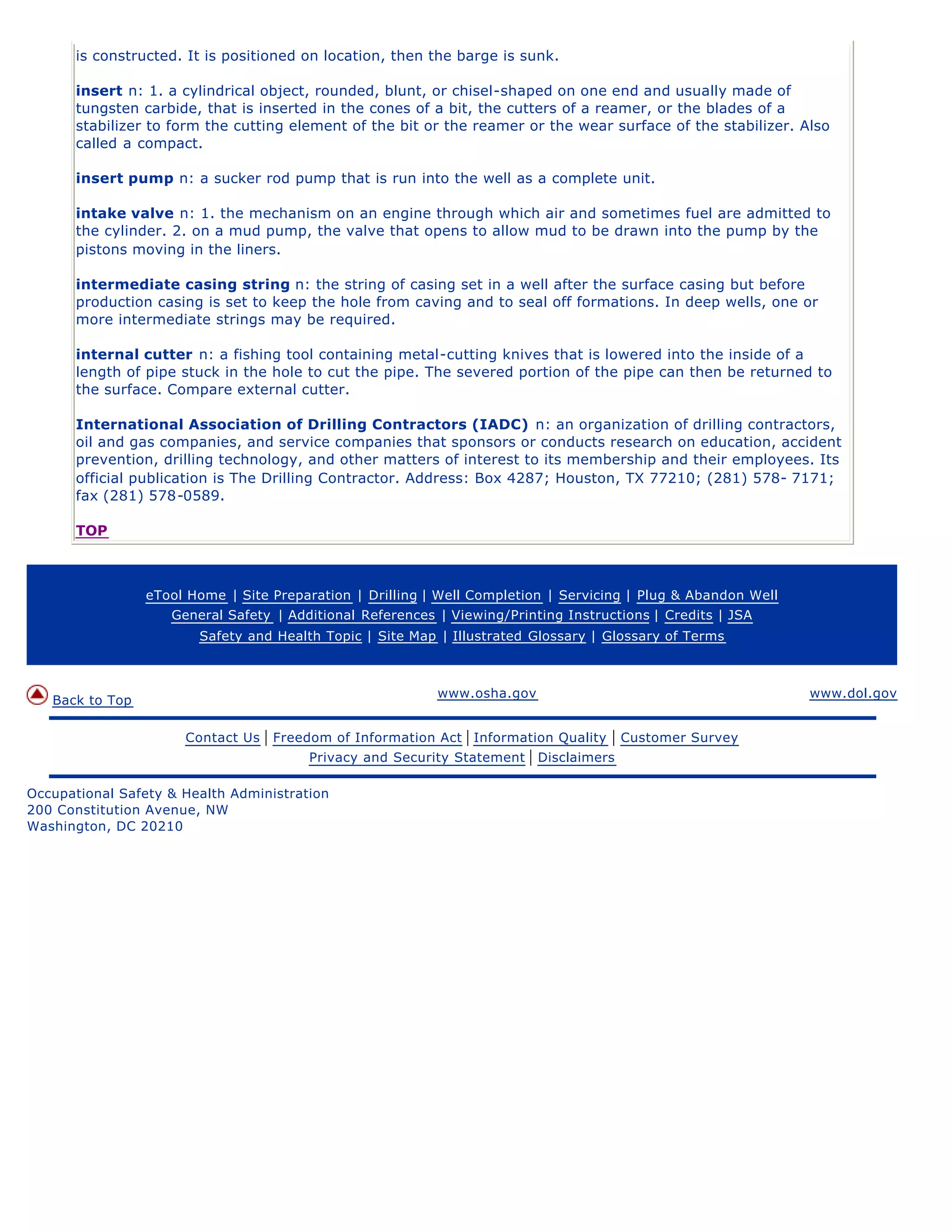 Drilling rig components ( illustrated glossary ) | PDF