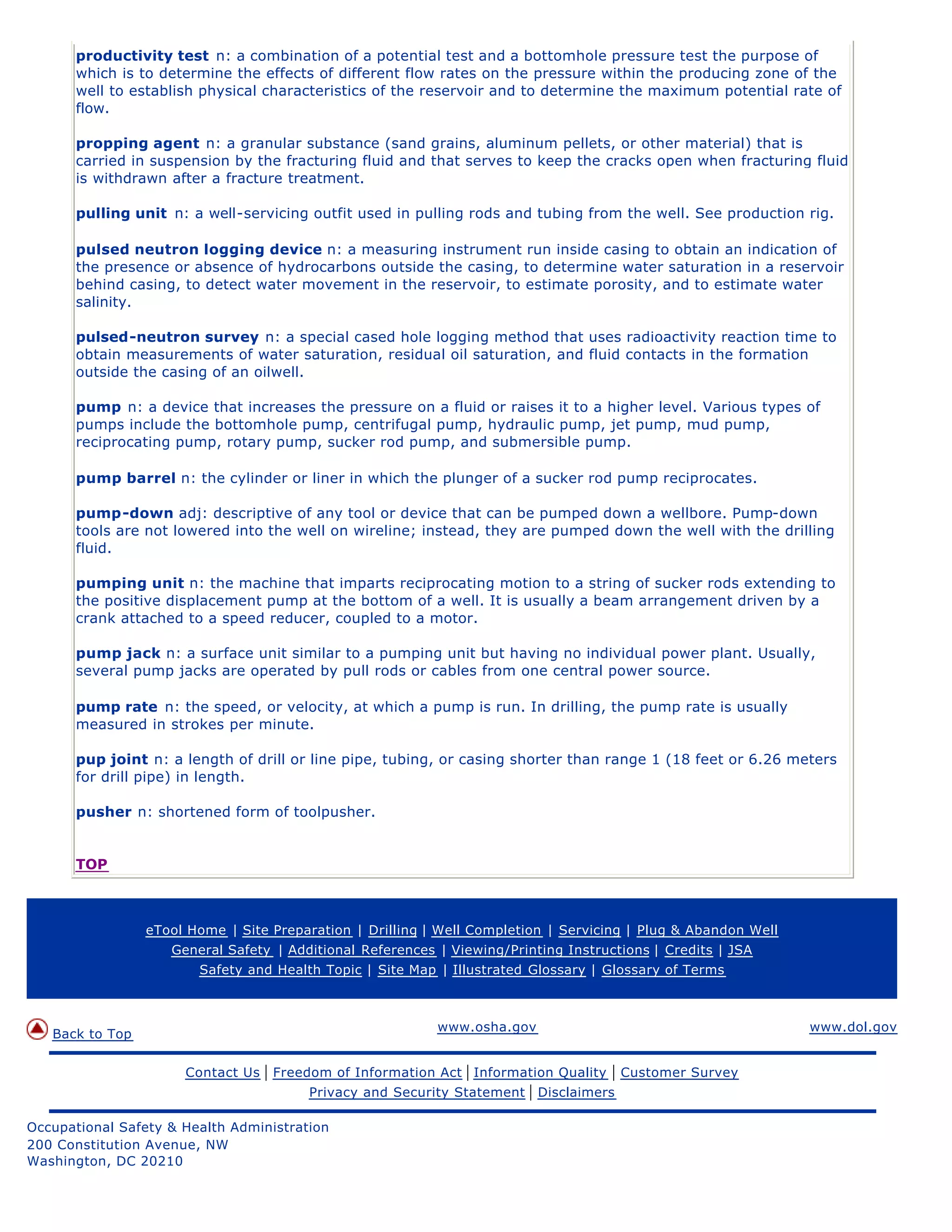 Drilling rig components ( illustrated glossary ) | PDF