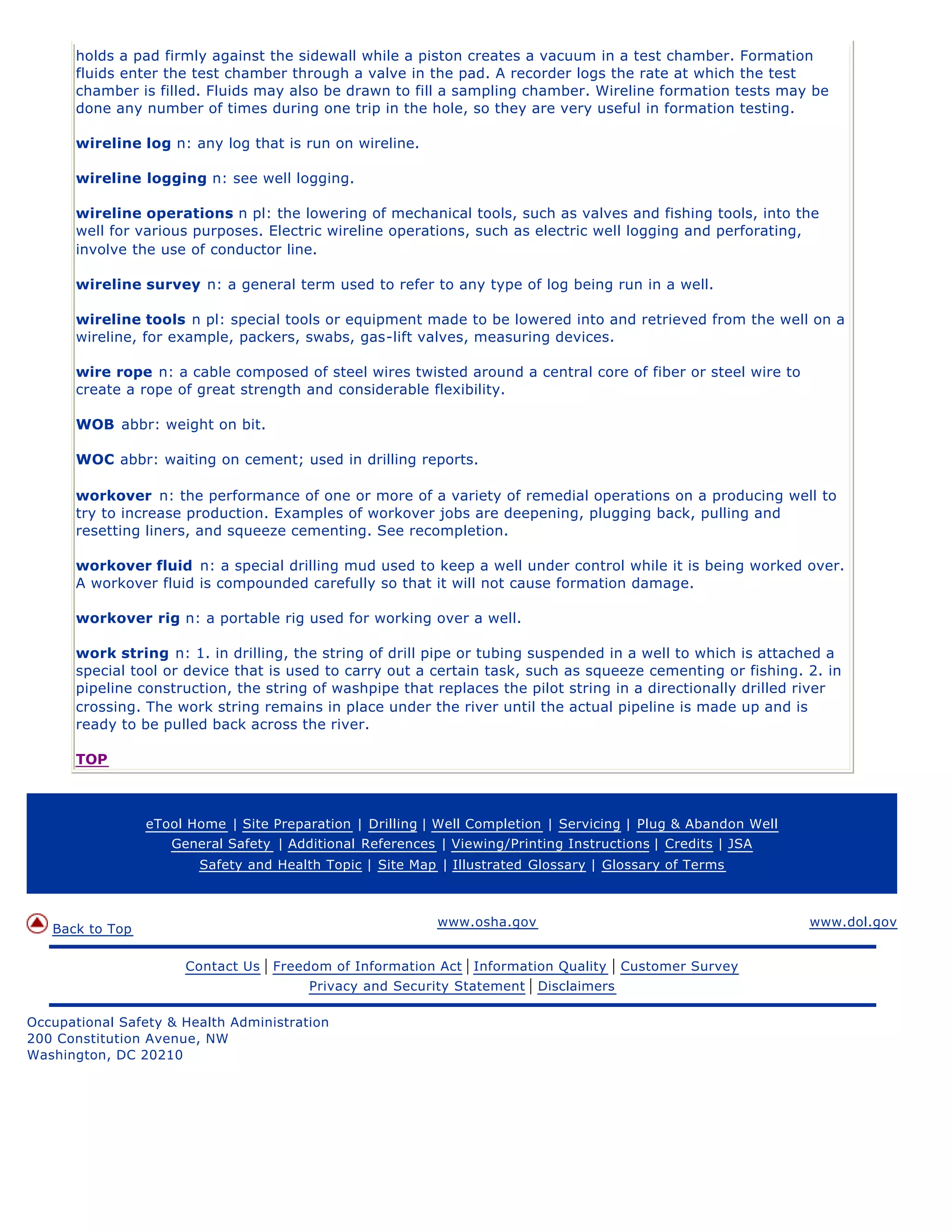 Drilling rig components ( illustrated glossary ) | PDF