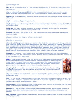 Drilling rig components ( illustrated glossary ) | PDF