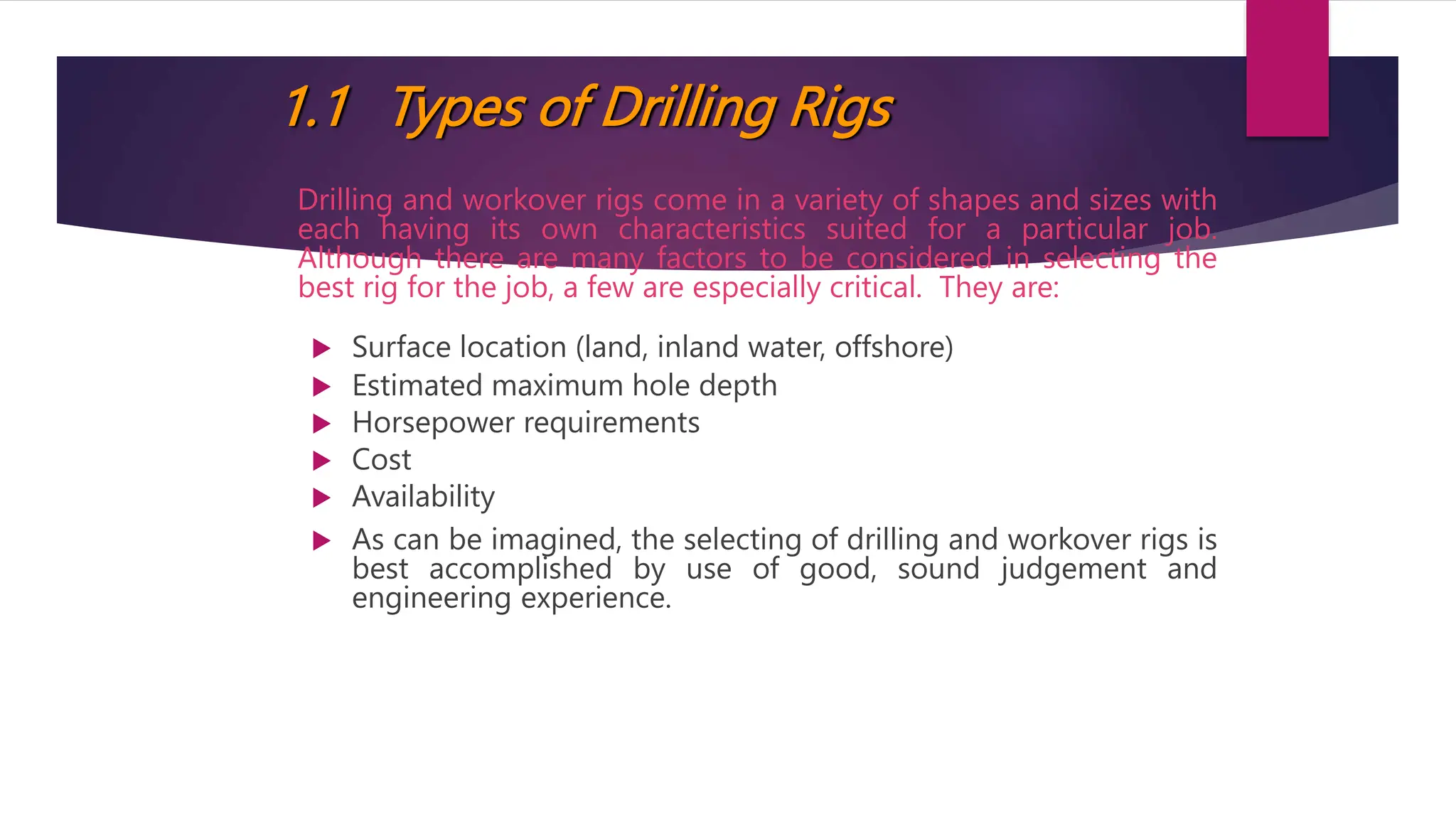 DRILLING ROTARY RIGS ENGINEERING ANALYSIS .ppt