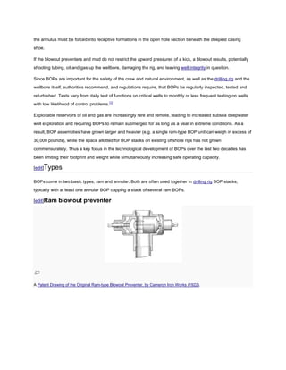 Drilling rigs main compnents | PDF