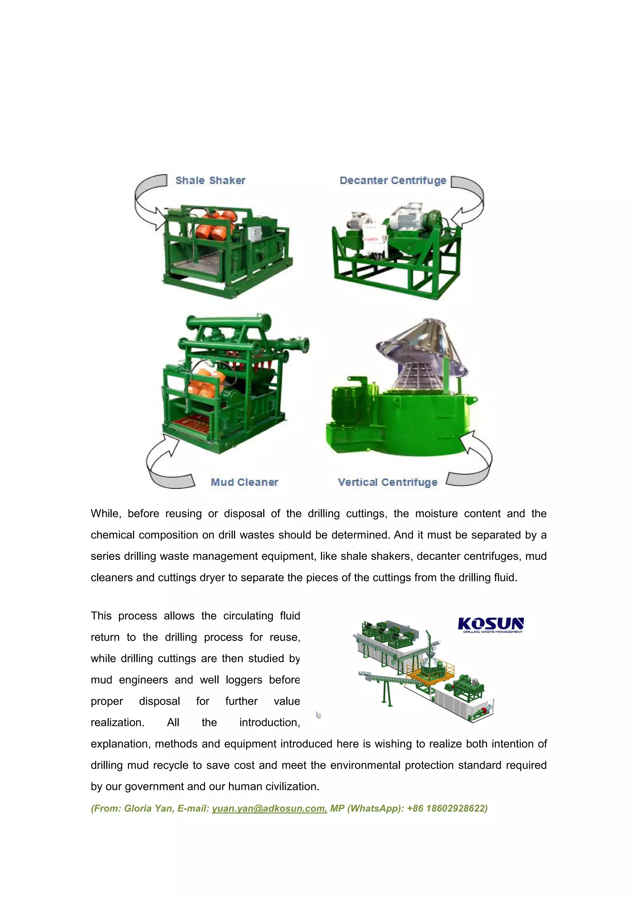 Drilling Waste Management in Oil & Gas Industry | PDF