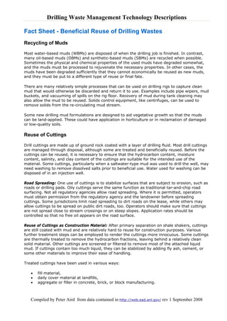 Drilling waste management_technology_1_ | PDF