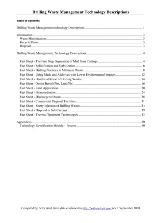 Drilling waste management_technology_1_ | PDF