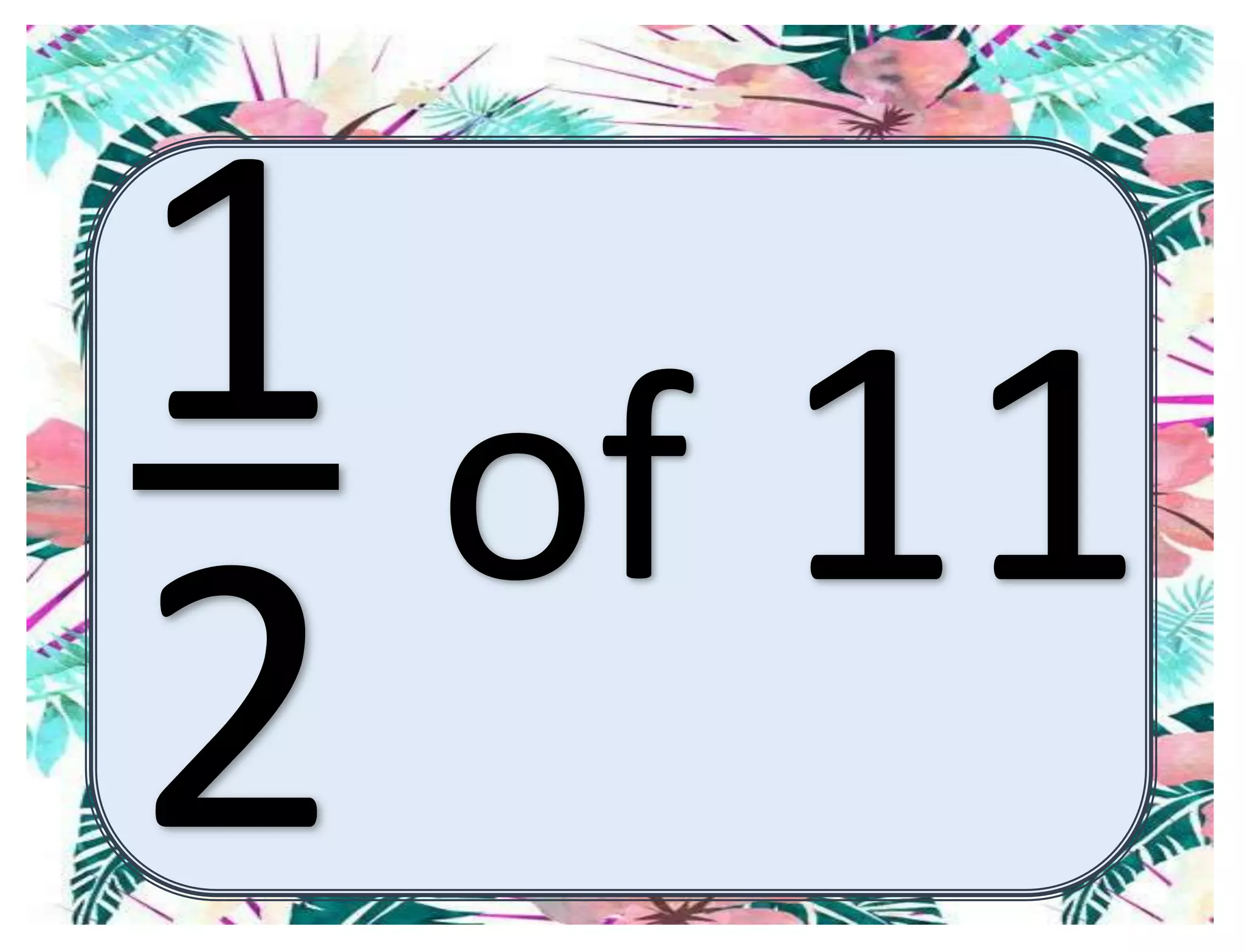 Drill math one half of | DOCX