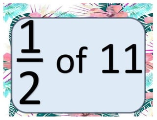 Drill math one half of | DOCX