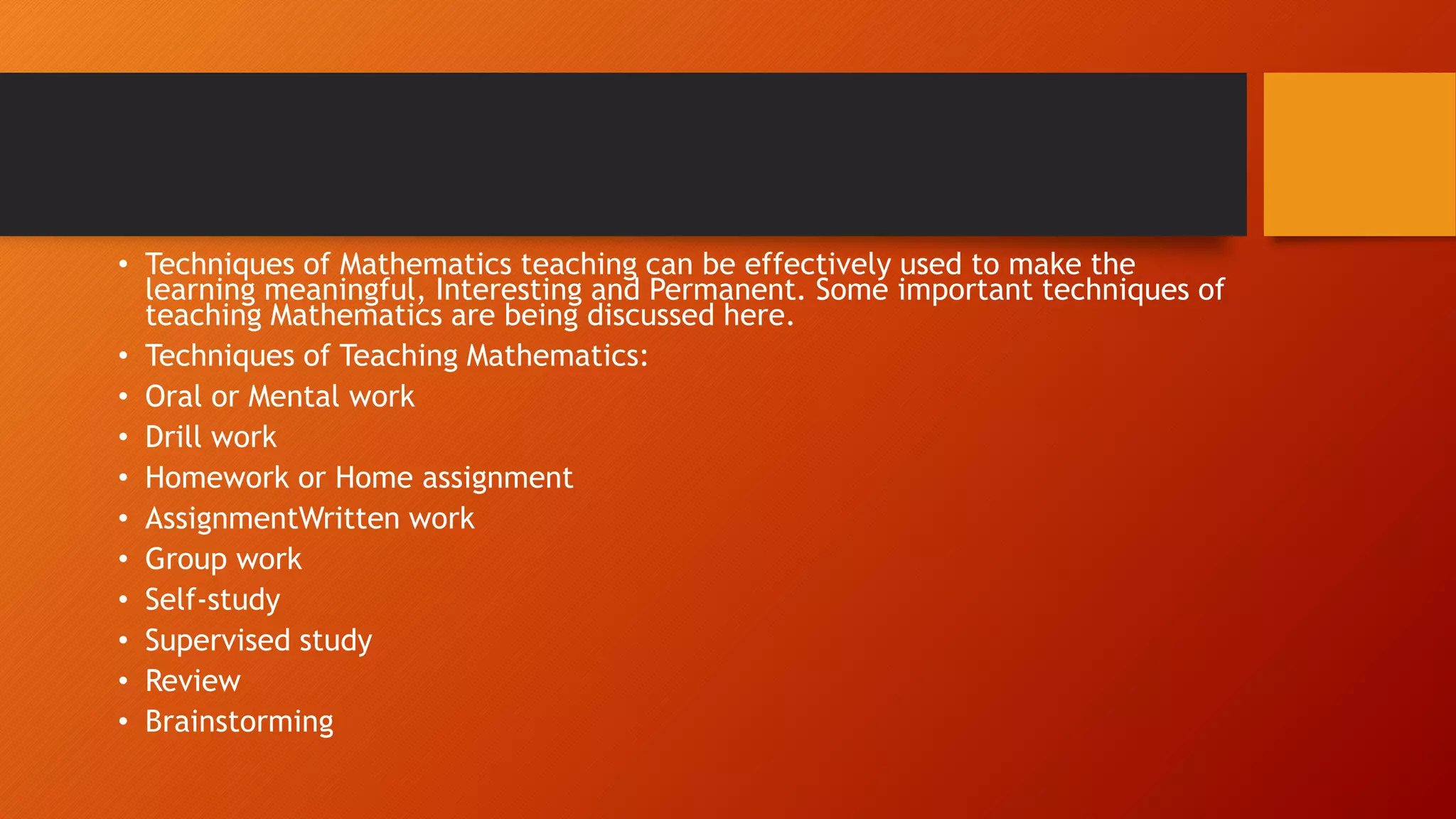 Drill Method in Mathematics.pptx