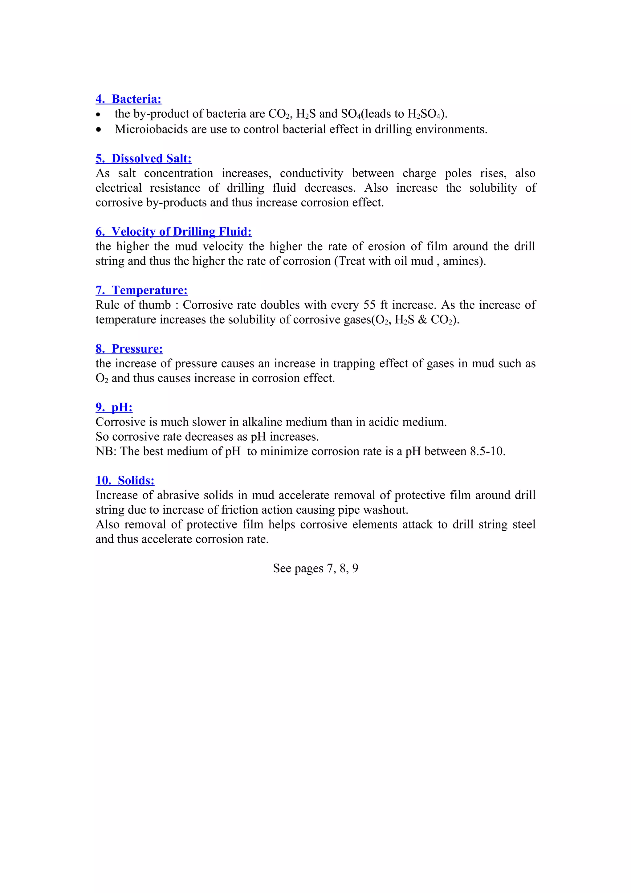 Drill pipe corrosion | DOC