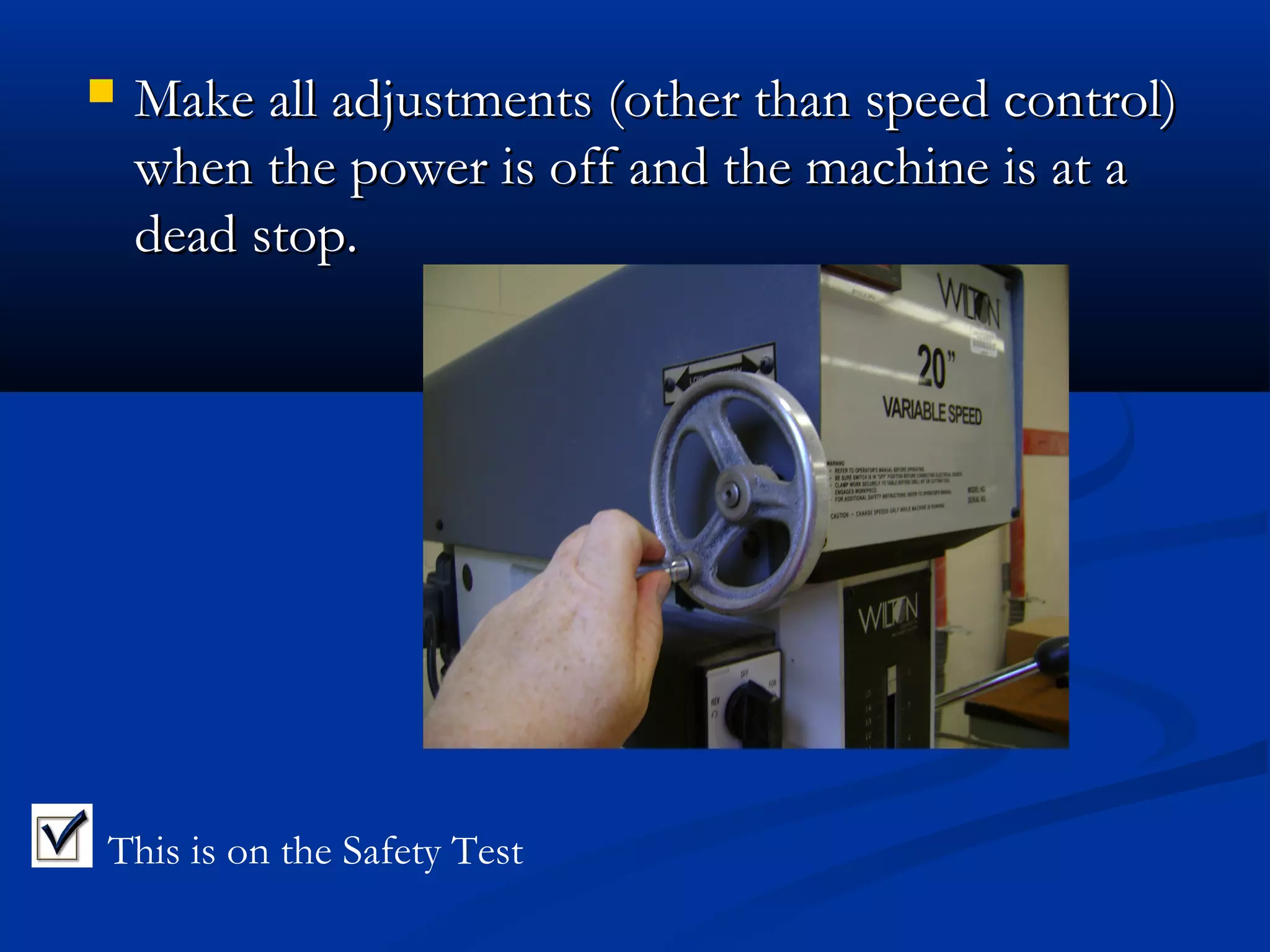 Drill Press Safety PPT | PPT | Free Download