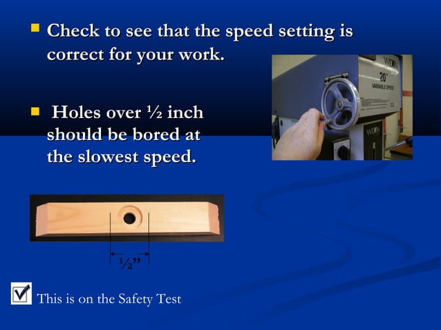 Drill Press Safety PPT | PPT