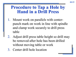Drill Press Operation.ppt