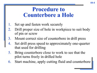 Drill Press Operation.ppt
