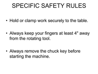 Drill press safety | PPT