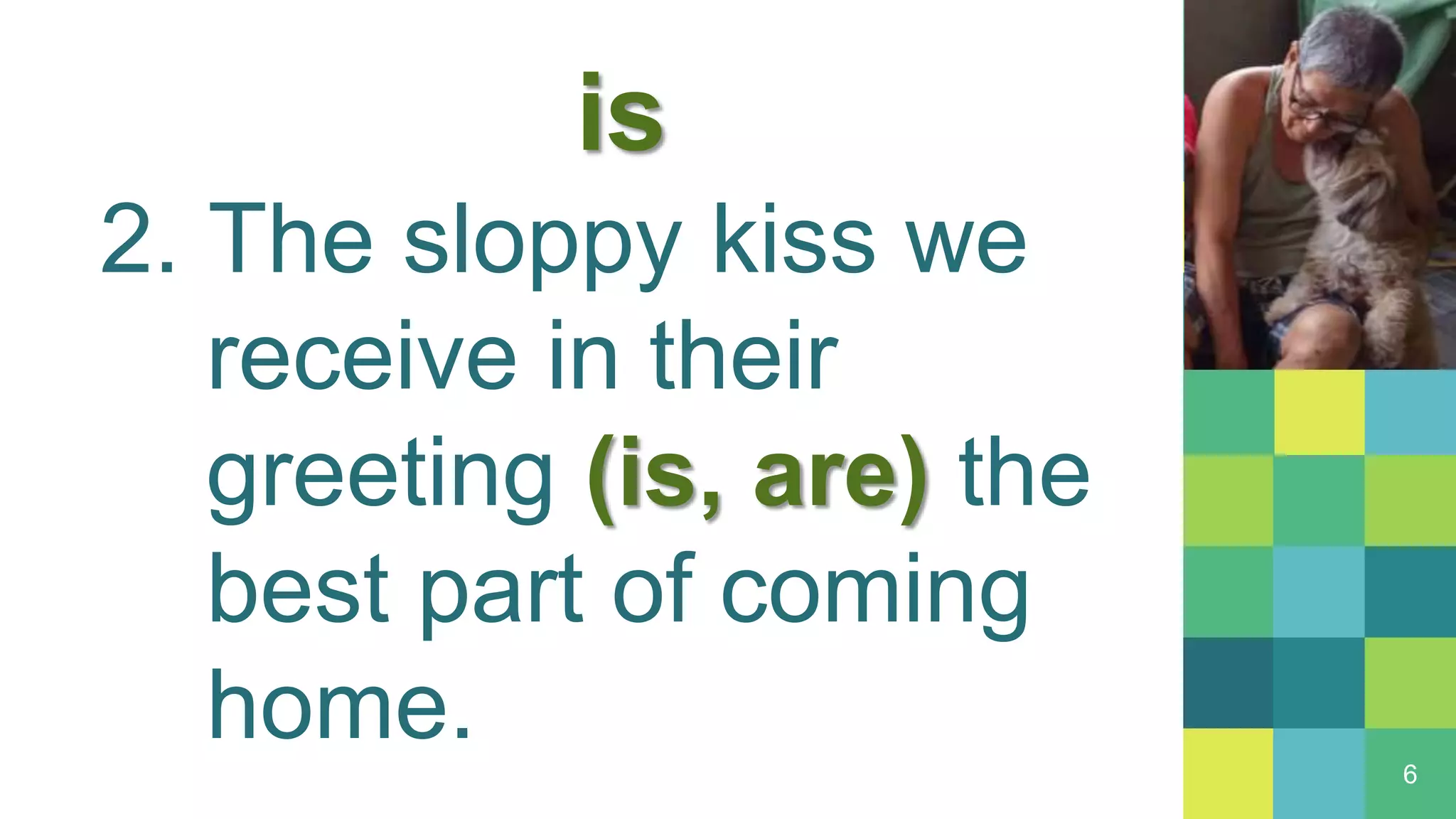 Subject-Verb Agreement with Intervening Phrases | PPTX