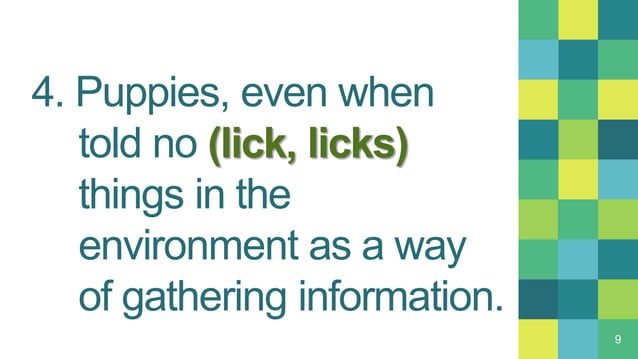 Subject-Verb Agreement with Intervening Phrases | PPTX