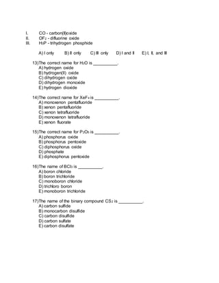 Drills periodi trends, periodic table of elements, sub atomic particles ...