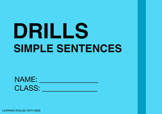 DRILLS ARRANGE TO FORM SENTENCES.pdf