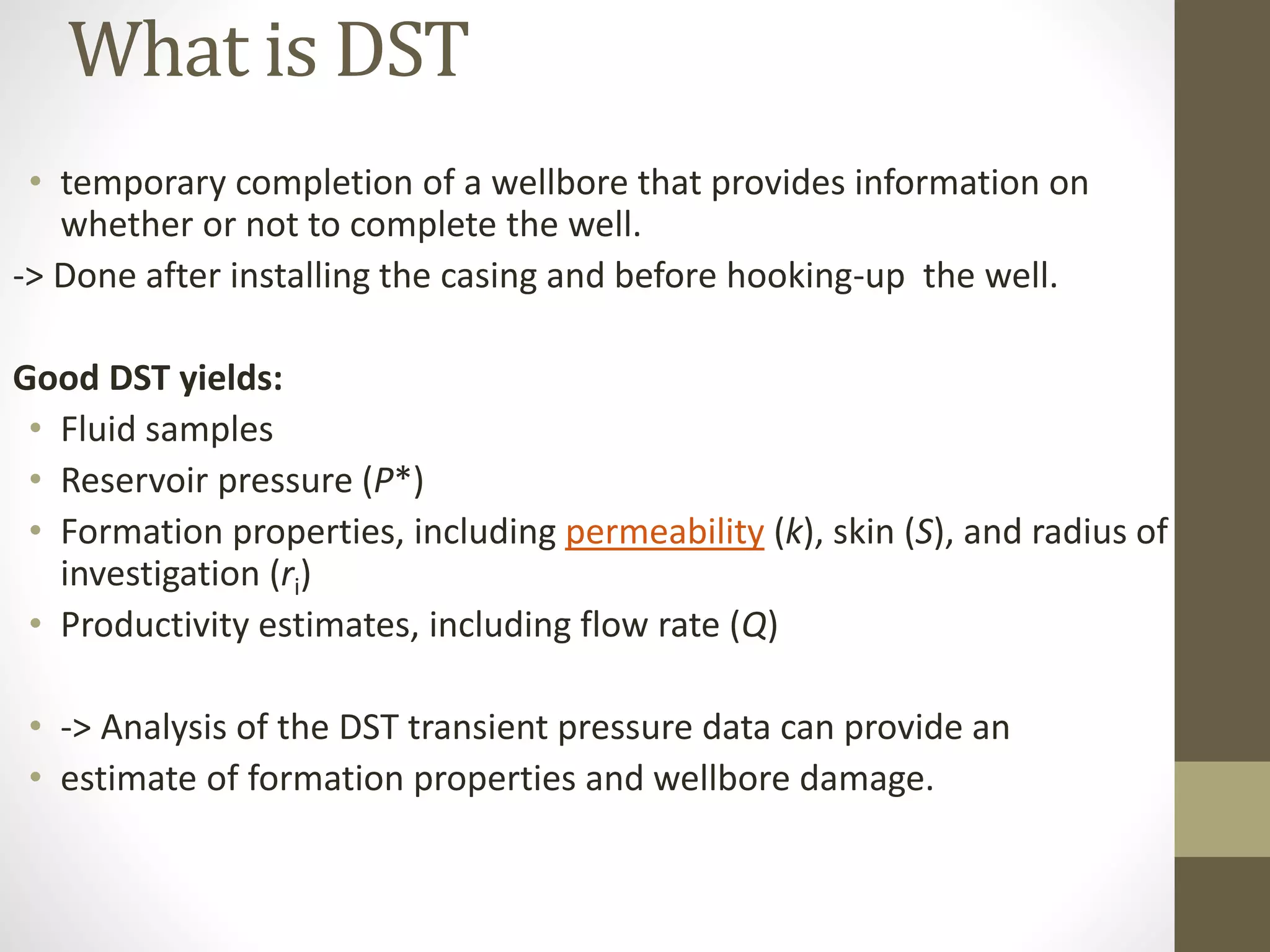 Drill stem test | PPTX