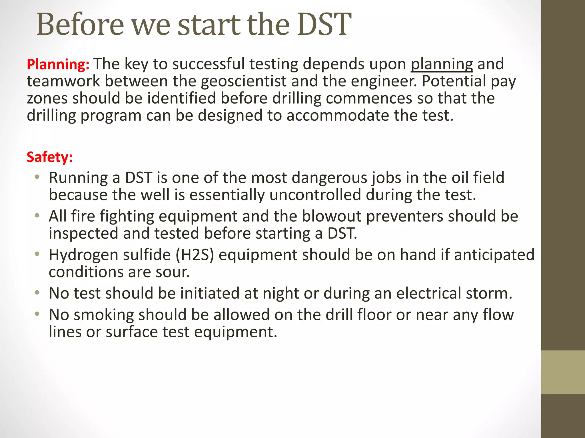 Drill stem test | PPTX