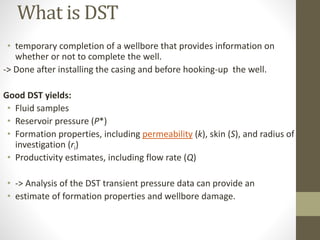 Drill stem test | PPTX
