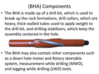 Drill String & Bottom Hole Assembly Design | PPTX