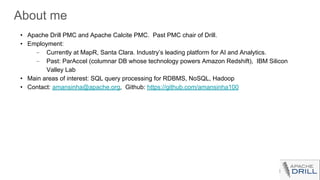 Apache Drill talk ApacheCon 2018 | PPT