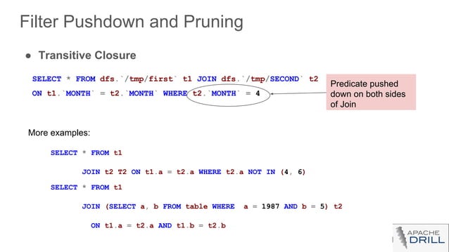 Apache Drill talk ApacheCon 2018 | PPT