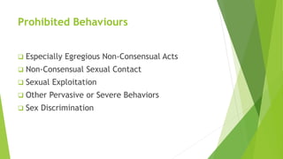 Dr imran hq ppt anti harrras policy | PPTX | Crime & Harmful Acts to ...