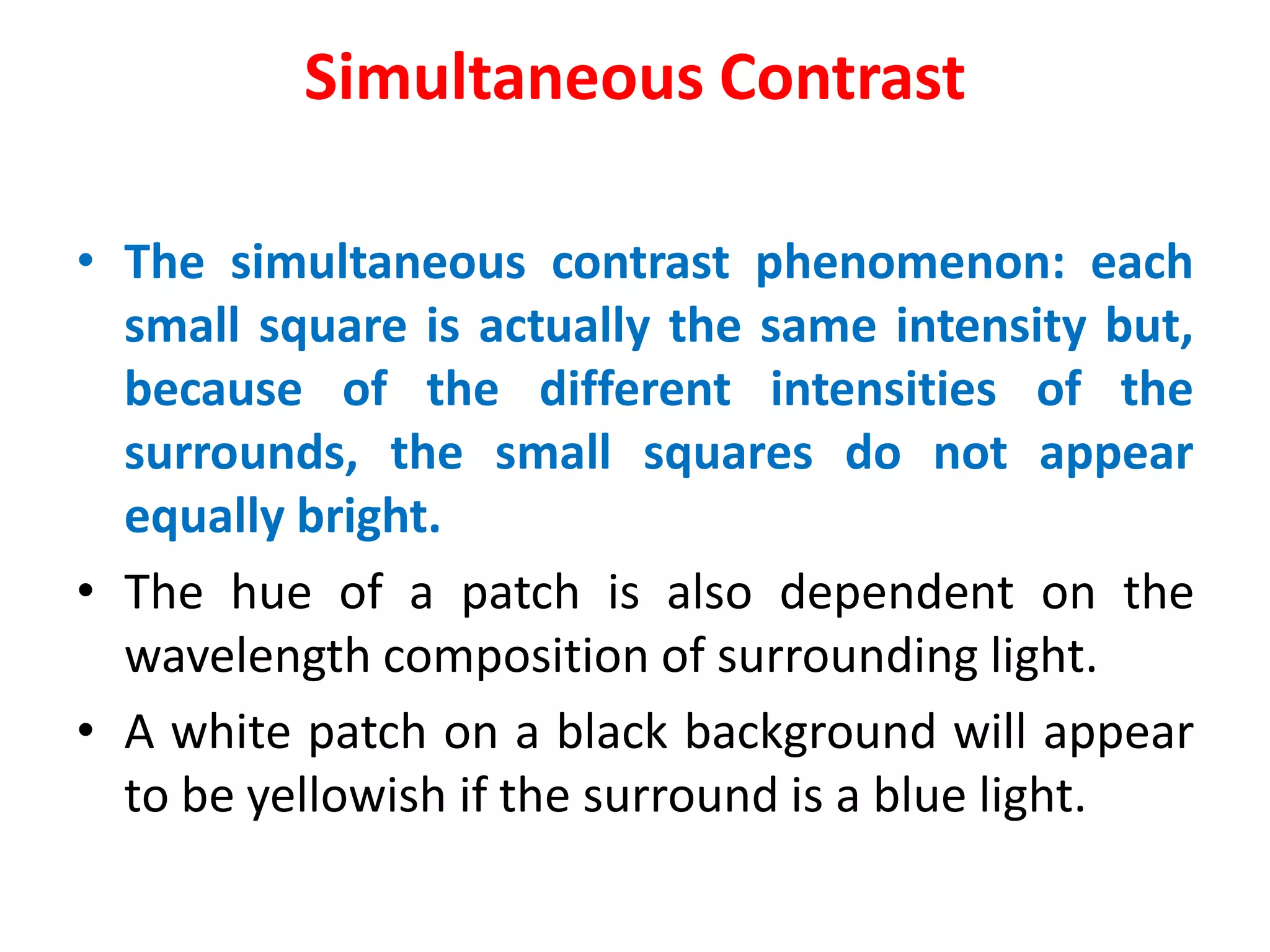 Elements of visual perception | PDF