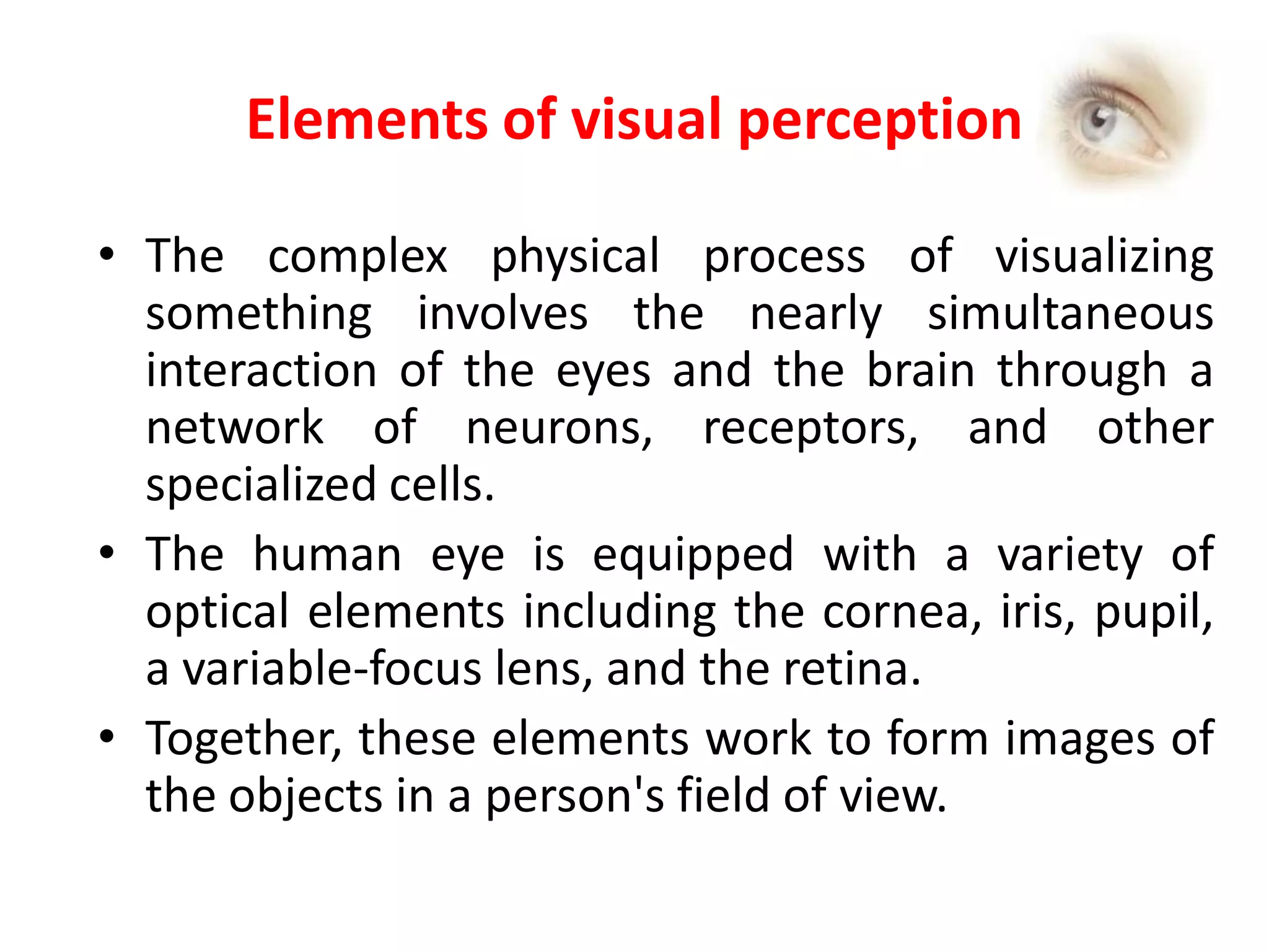 Elements of visual perception | PDF