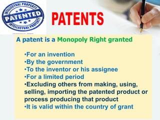 Intellectual Property Rights | PPT