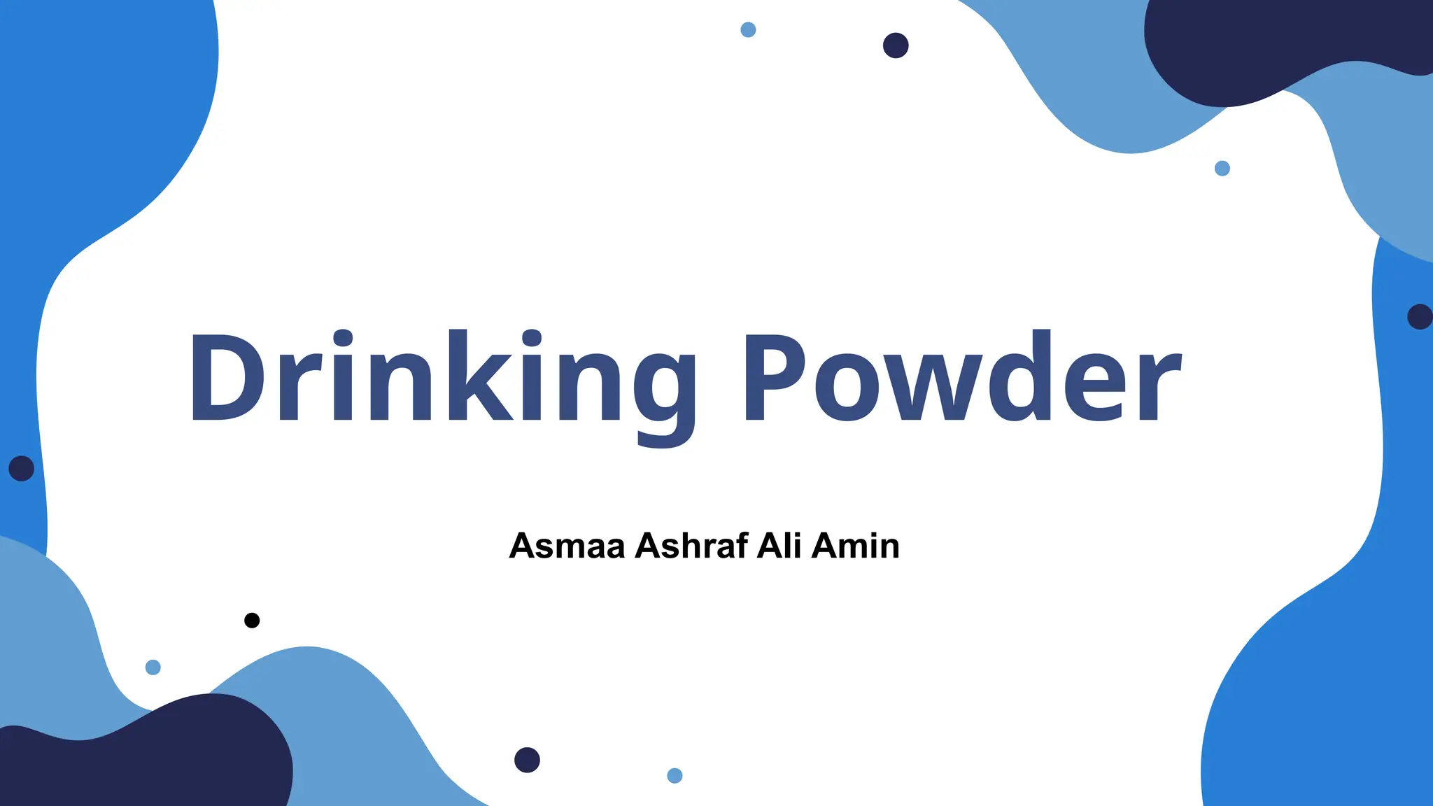 Drinking Powder Overview Drinking Powder .pptx