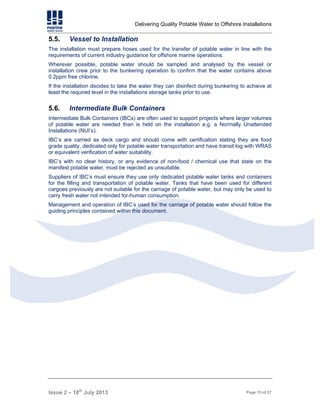 Drinking water guidelines 2 | PDF