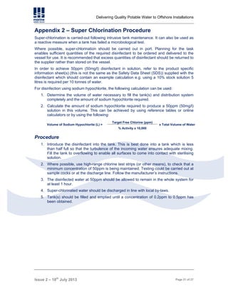 Drinking water guidelines 2 | PDF | Chemistry | Science