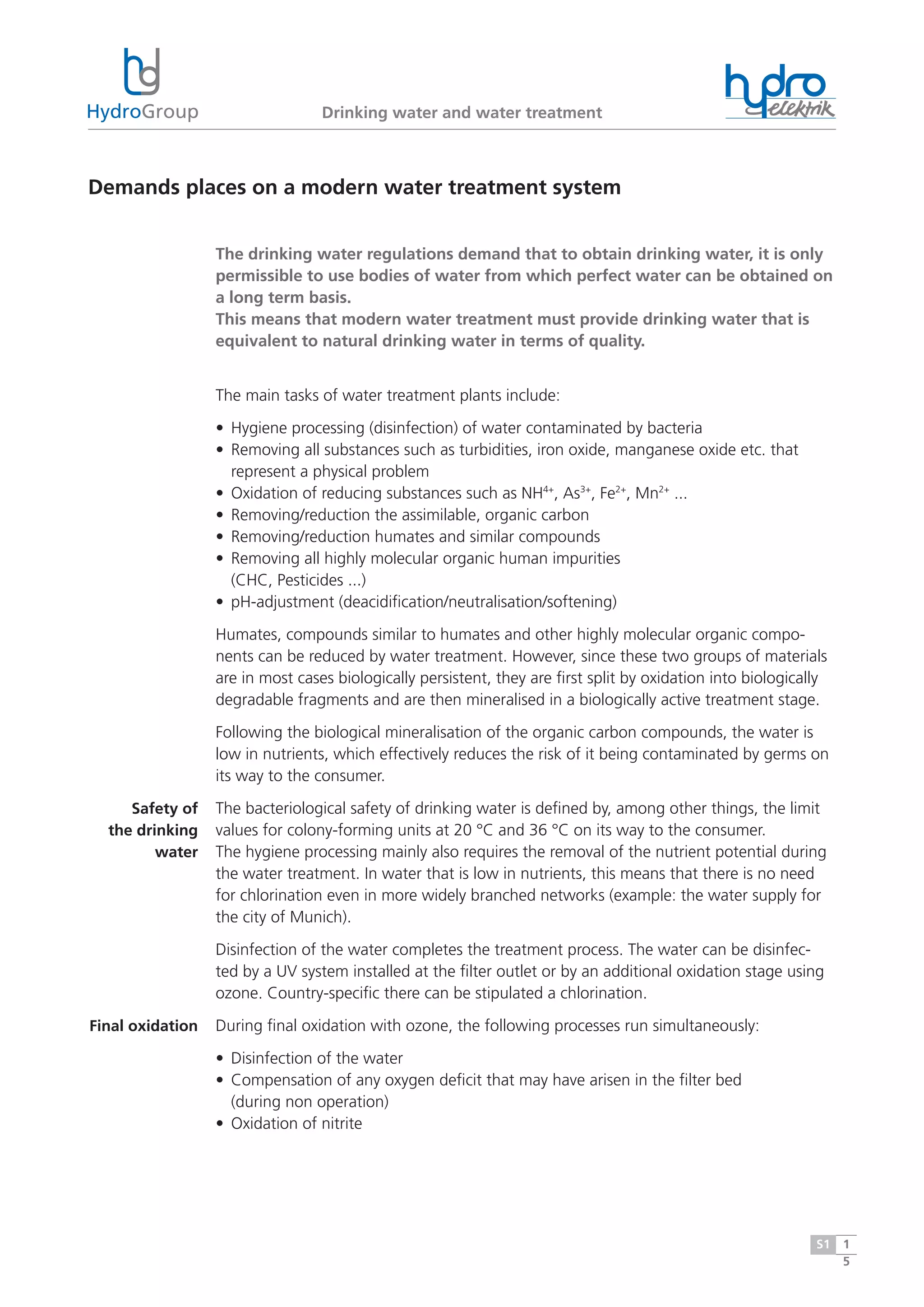 Drinking Water and Water Treatment Basics | PDF