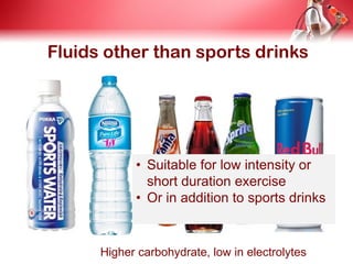 Drinks and supplement for sport people | PDF