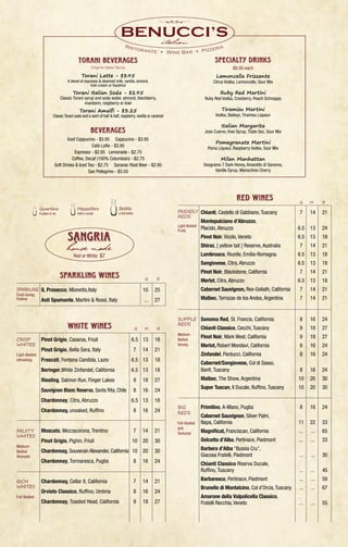 Drink & wine menu | PDF