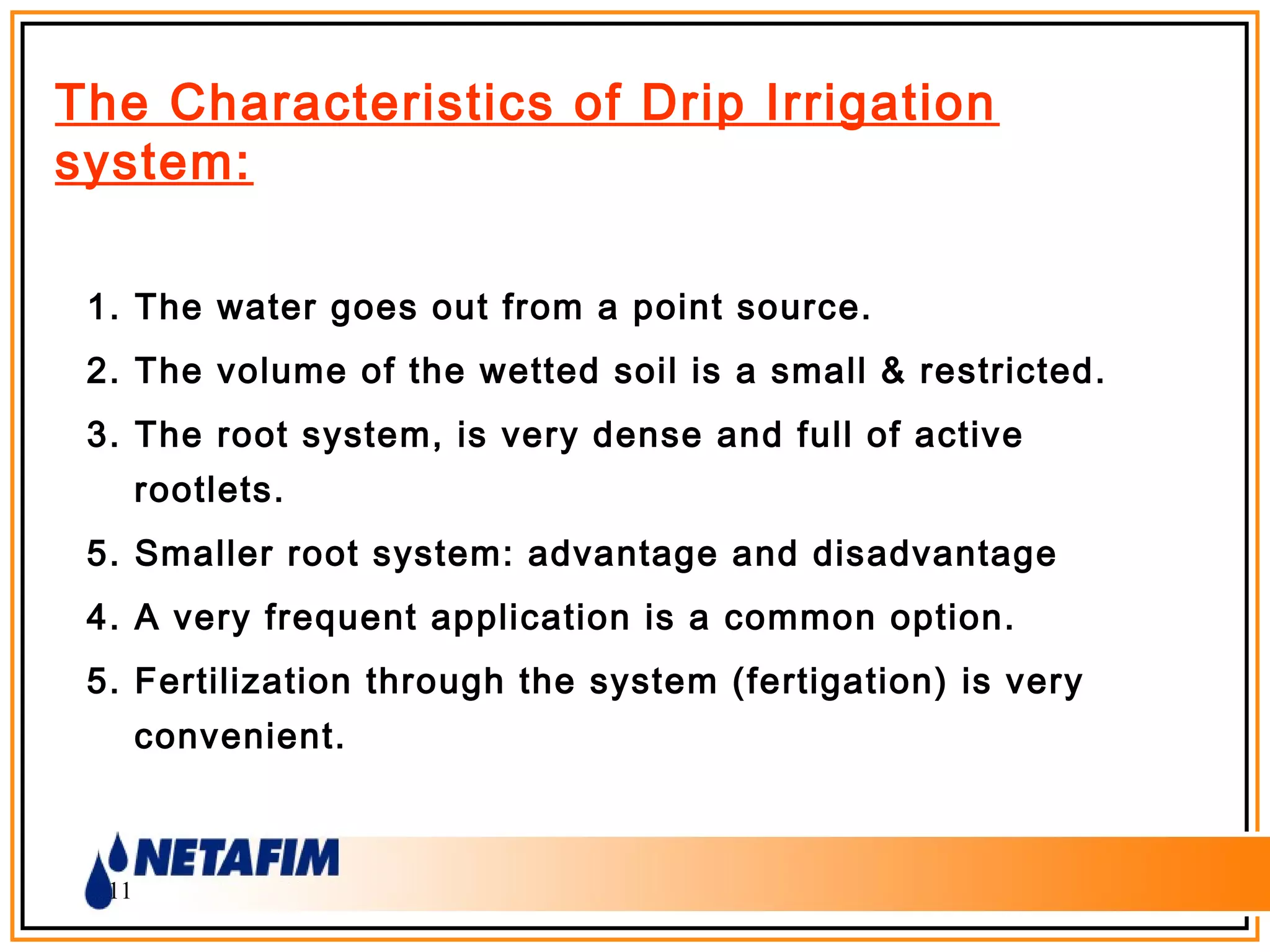 Advantages of Drip Irrigation | PPT